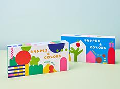 SHAPES & COLORS Stencil Art Kit