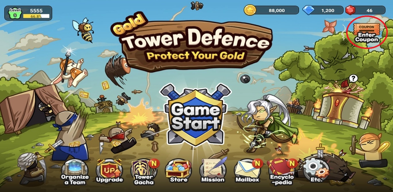 Gold Tower defence | WelCon marketplace